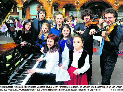 MOZART-FEST 2011 Sassonia - Germania, 7-22 maggio - Mozartitalia